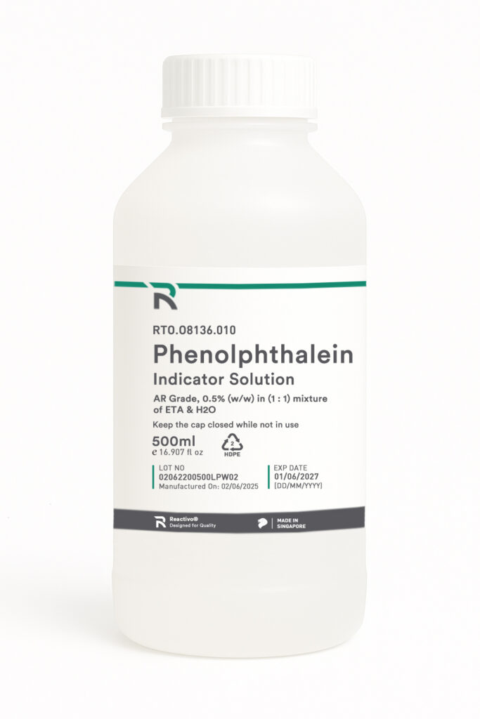 Phenolphthalein Indicator Solution - Reactivo