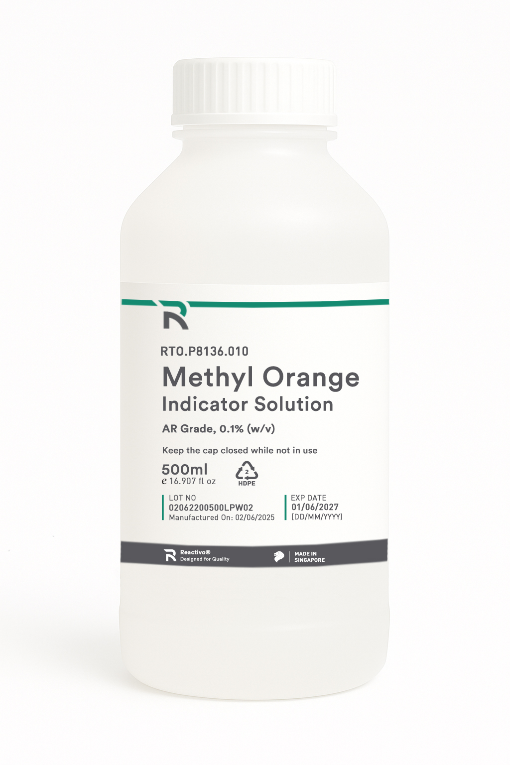 Methyl Orange Indicator Solution - Reactivo